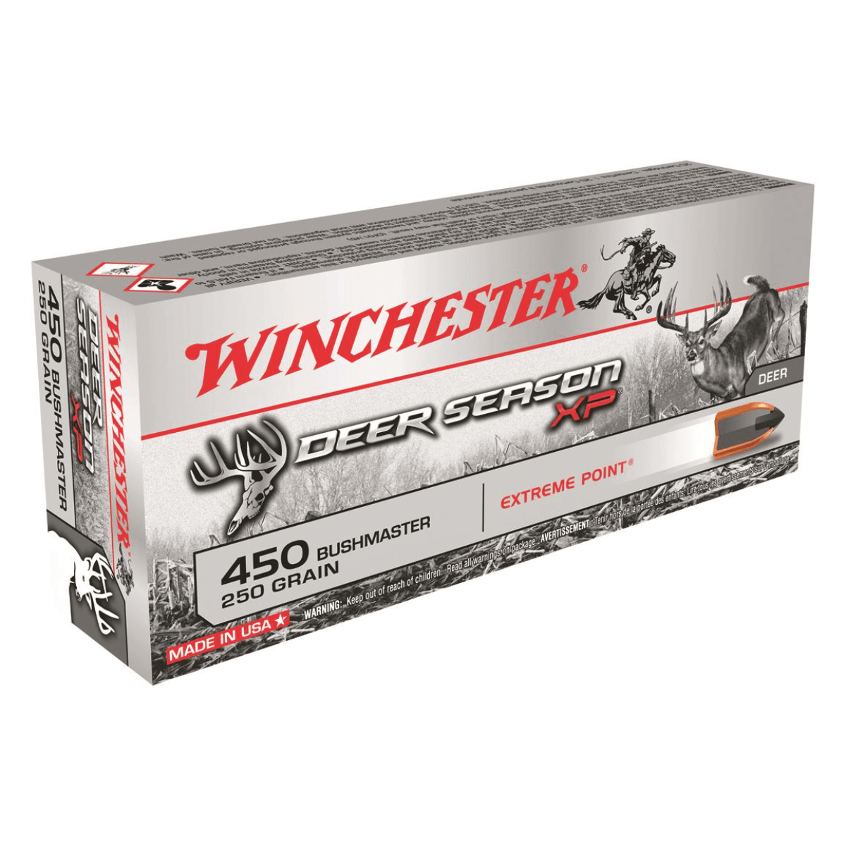 Winchester Deer Season XP 450 Bushmaster 250 Grain Extreme Point ...