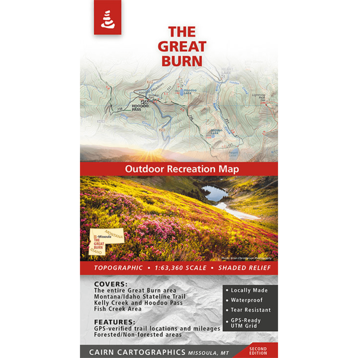 Cairn Cartographics The Great Burn Map - Als.com
