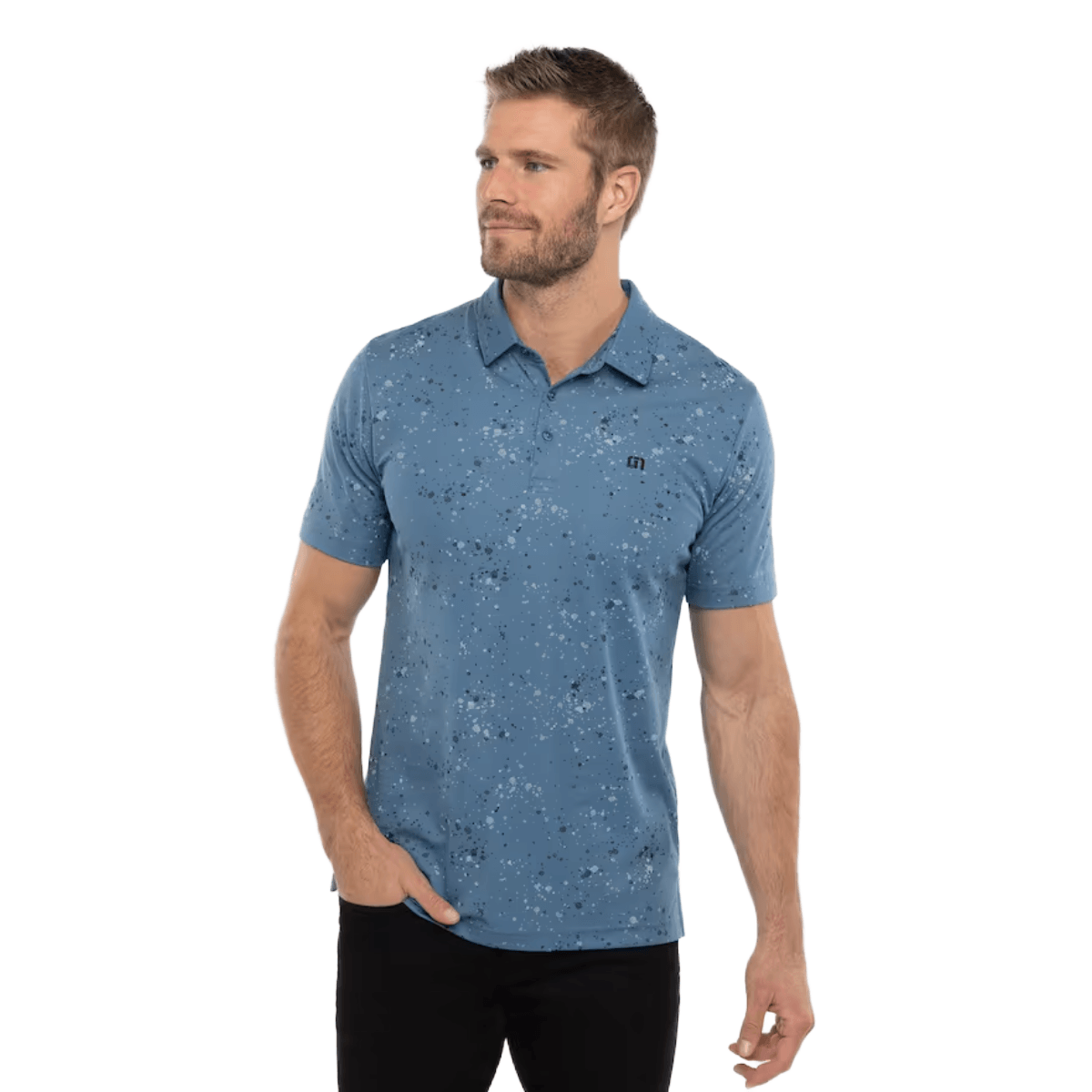 Travis Mathew Splatter Print Polo - Men's - Als.com