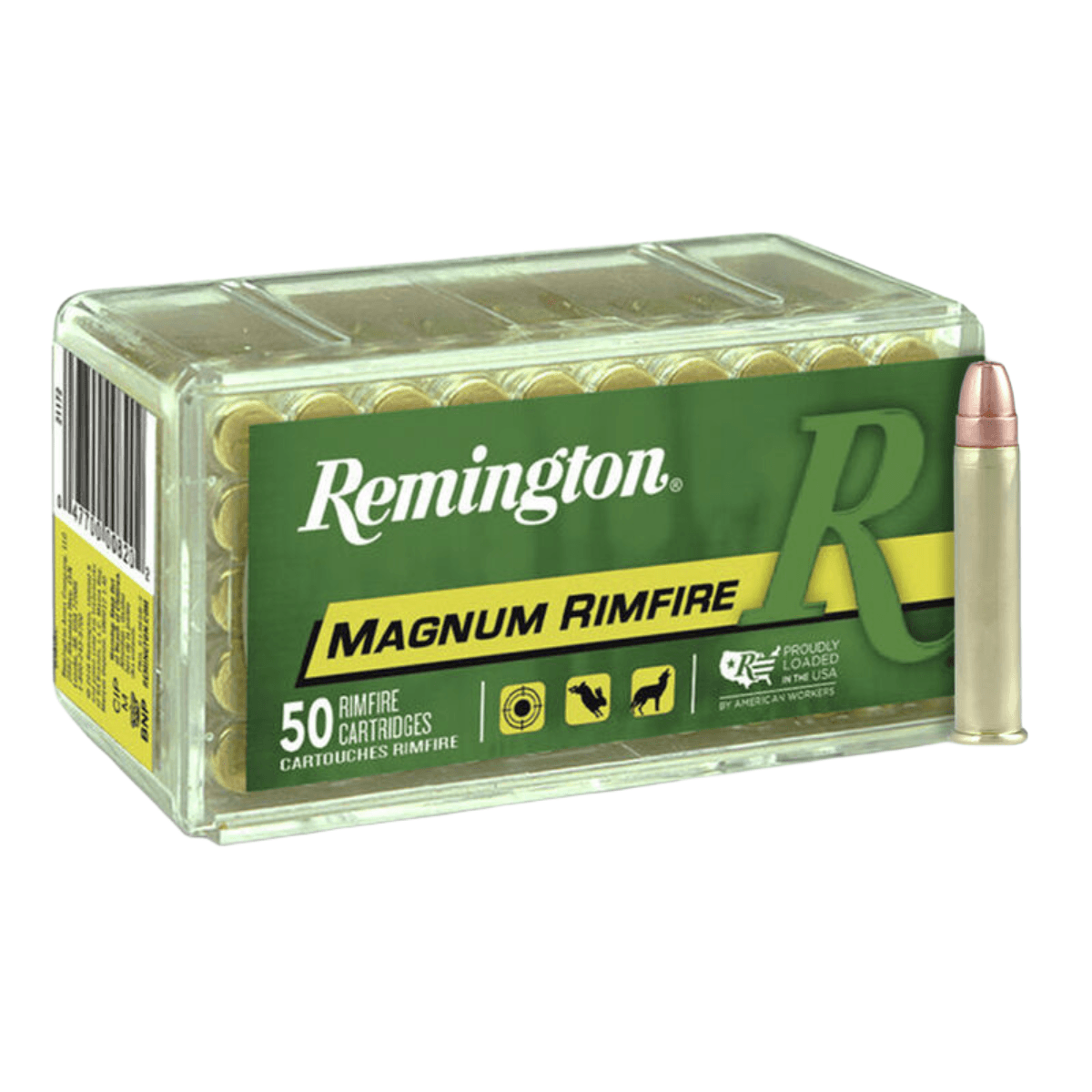 Remington Remington Magnum Rimfire 22 WMR 40 Grain 50 Round Ammo - Als.com
