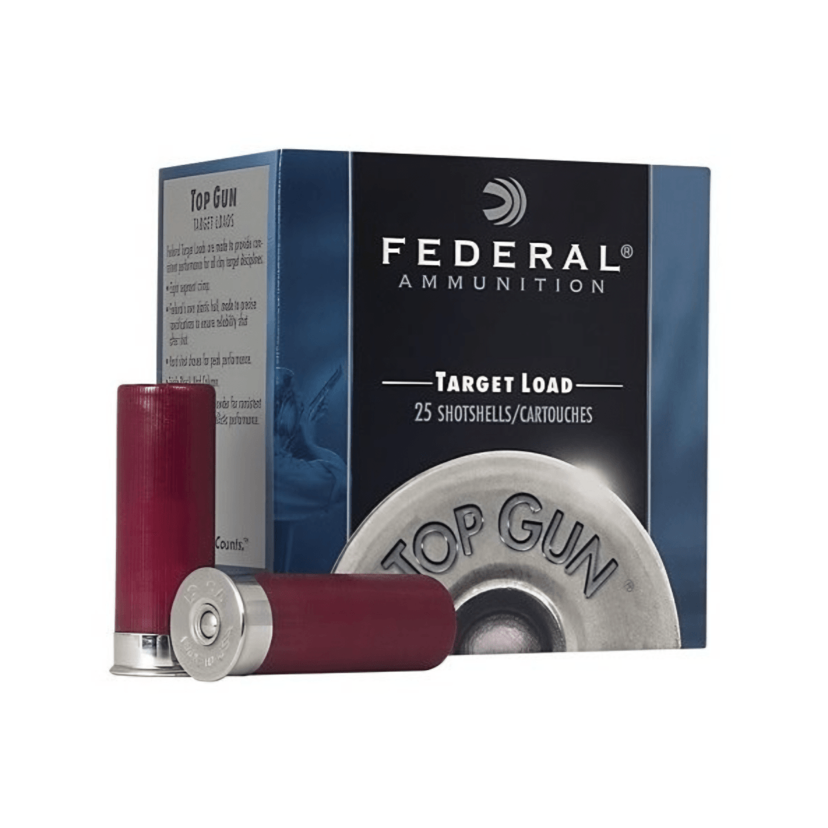 Federal Top Gun 20 Gauge 7.5 Shot 2.75 Inch Ammunition 25 Rounds - Als.com