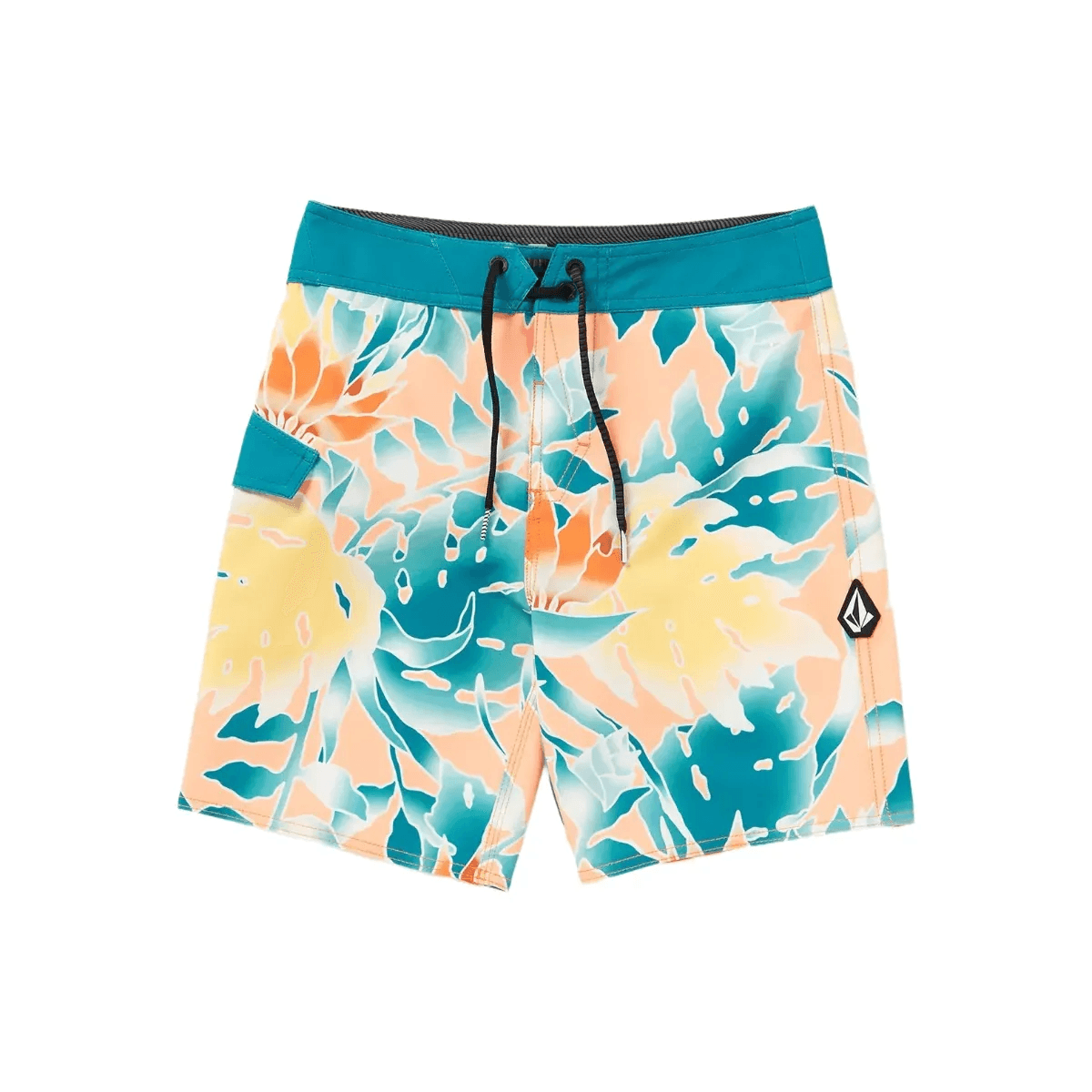 Volcom Leaf It Mod-Tech Boardshort - Boys' - Als.com