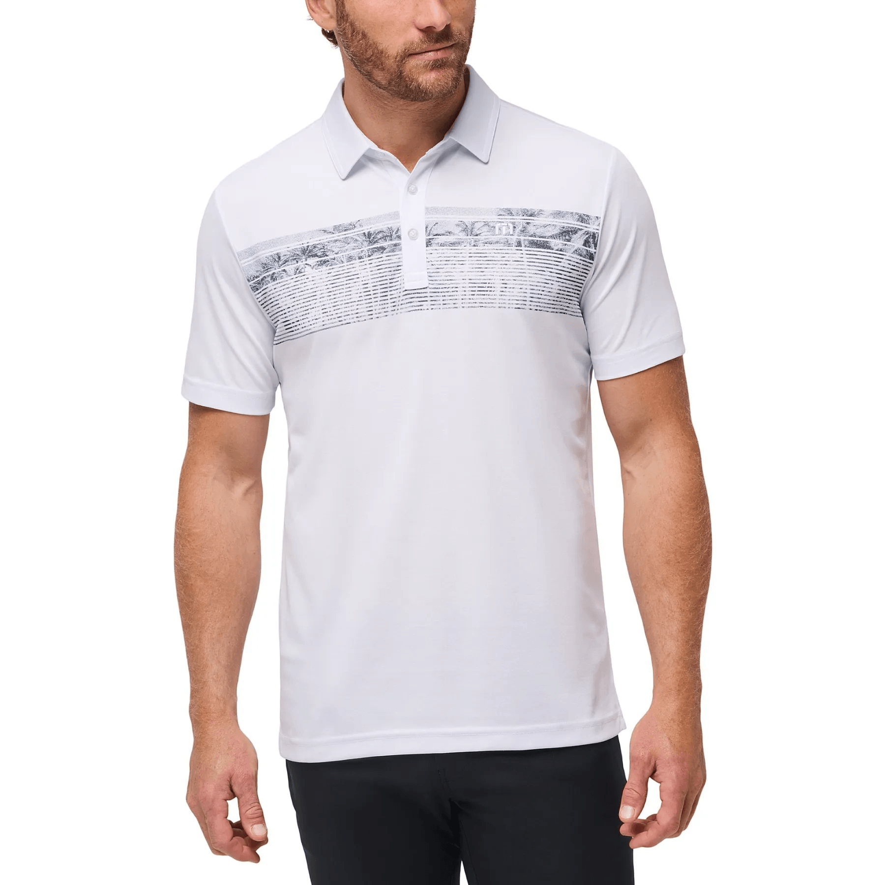Travis Mathew Performance Stretch Banzai Beach Polo Shirt - Men's - Als.com