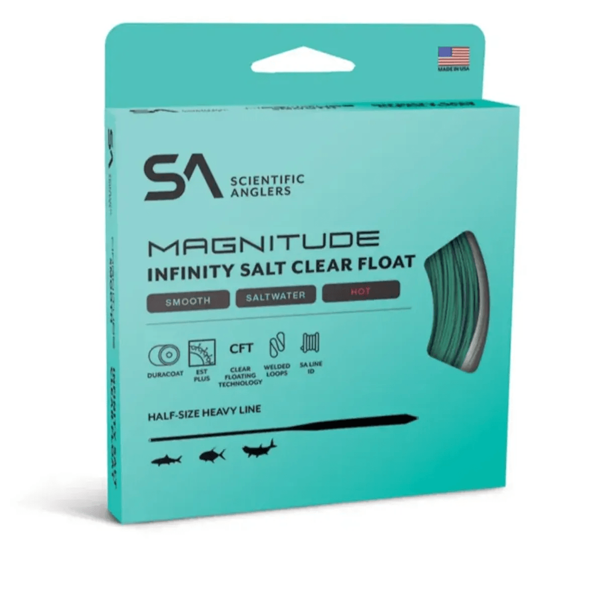 Scientific Anglers Magnitude Smooth Infinity Salt Clear Tip Fly Line ...