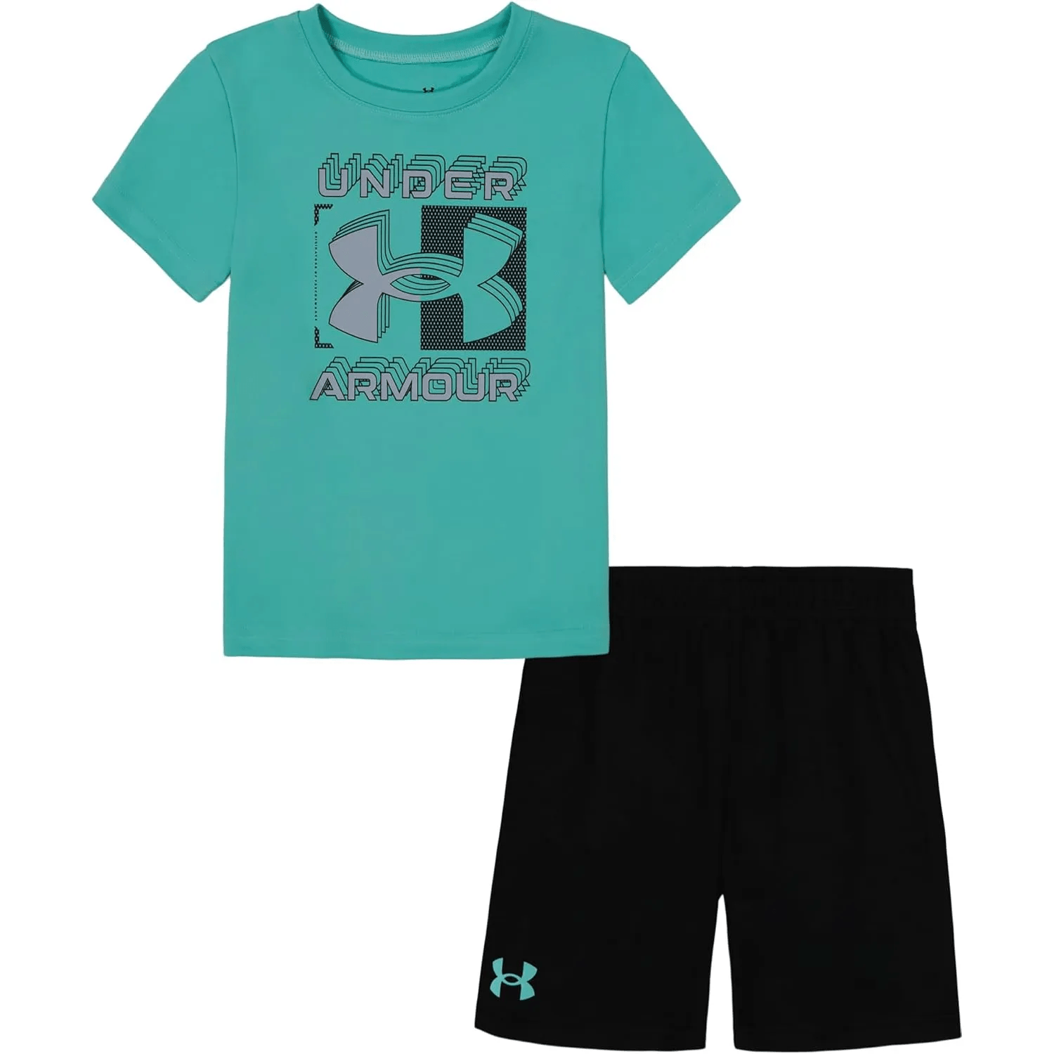 Under Armour Short Sleeve T-Shirt And Short Set - Toddler - Als.com