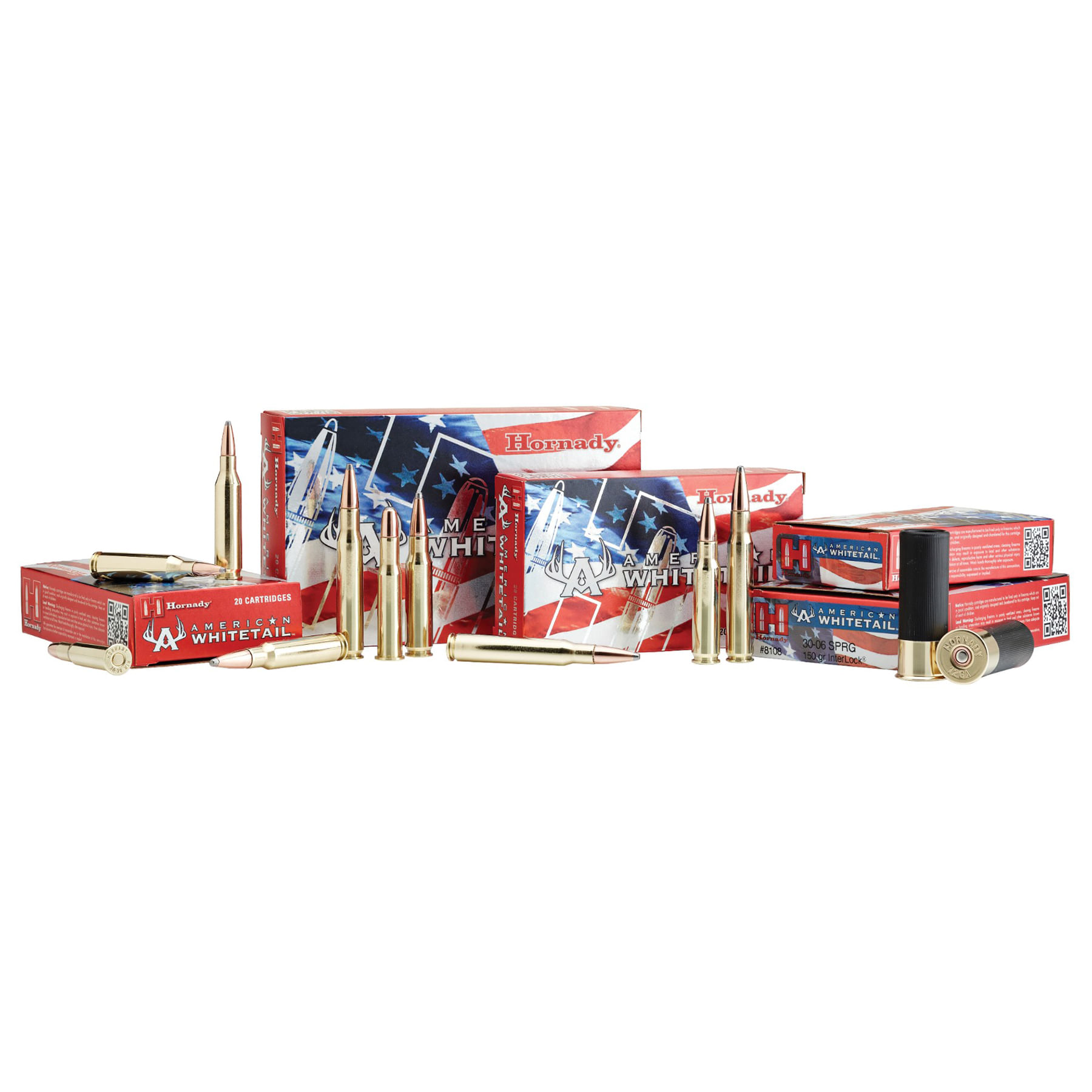 Hornady American Whitetail 300 Winchester Magnum 150 Grain Interlock ...
