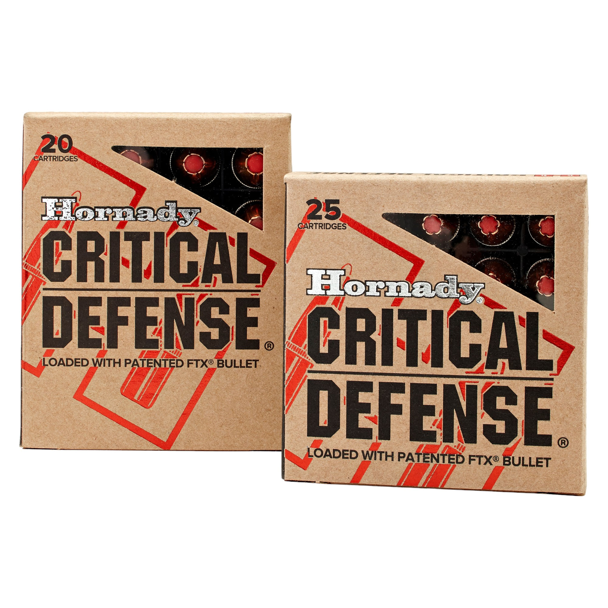 Hornady Critical Defense 40 S&W 165 Grain FTX Ammunition 20 Rounds - Als.com
