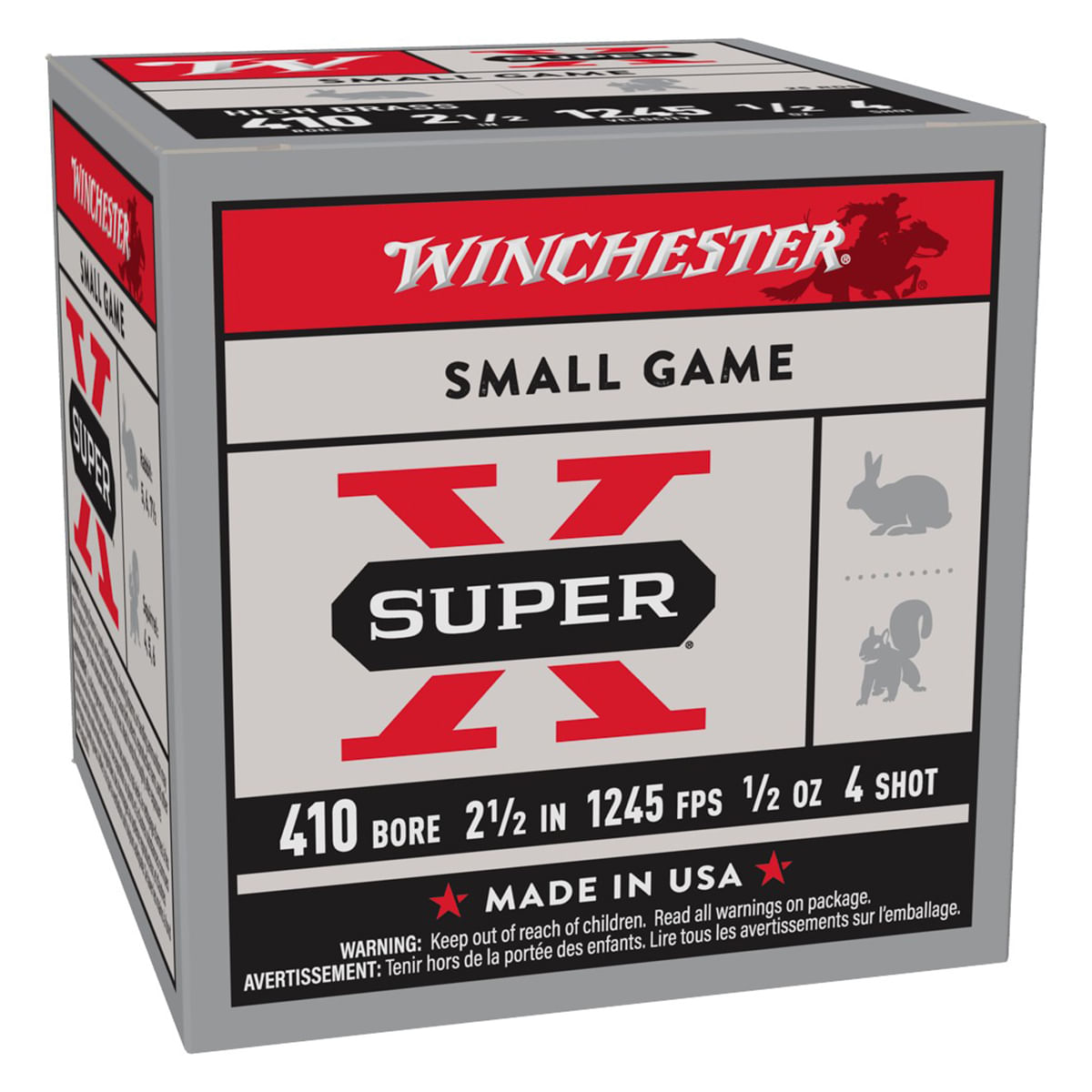 Winchester Ammo Super-X 410 Gauge Rifled Slug 2.5" Ammunition 15 Rounds ...