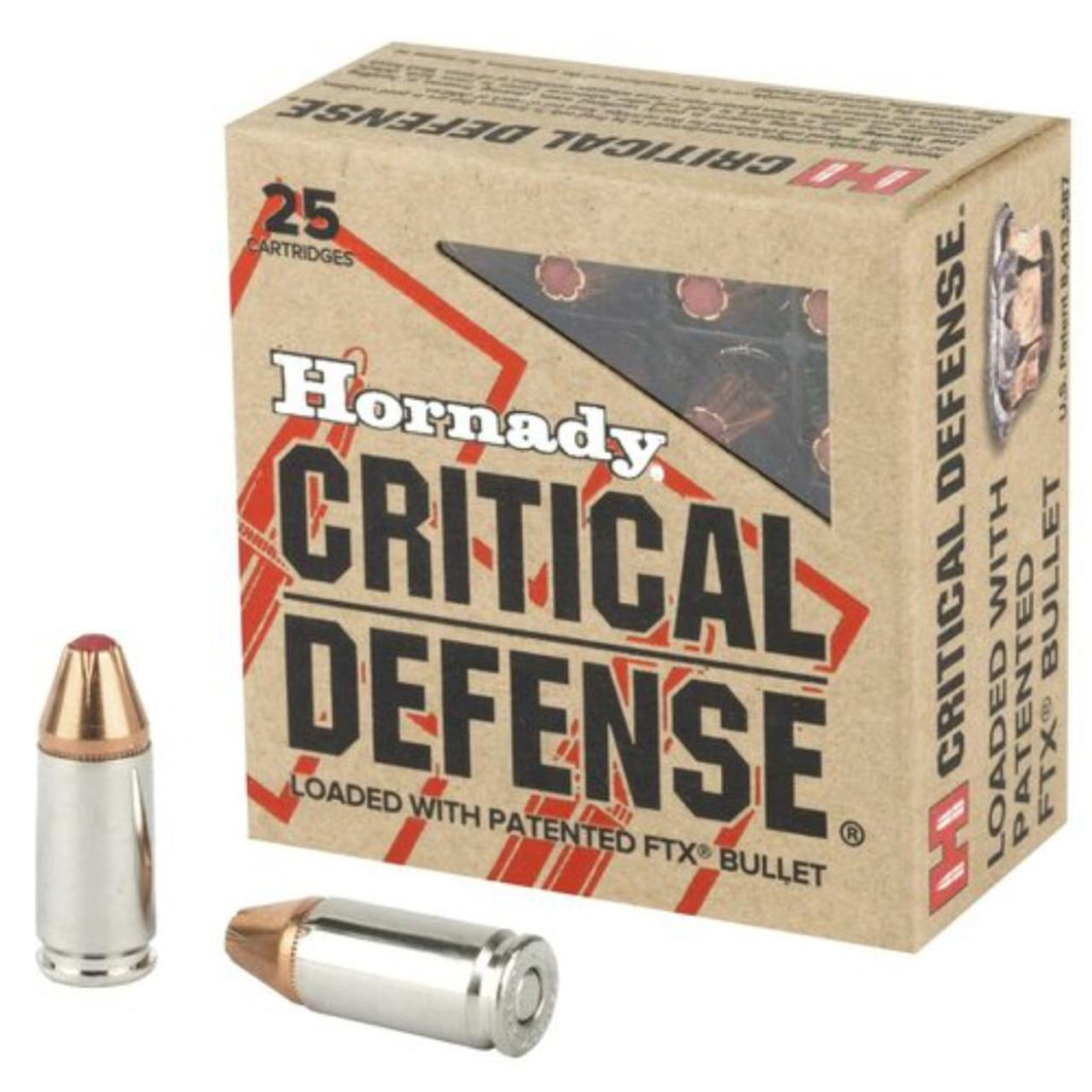 Hornady Critical Defense 45 ACP 180 Grain FTX Ammunition 20 Rounds ...