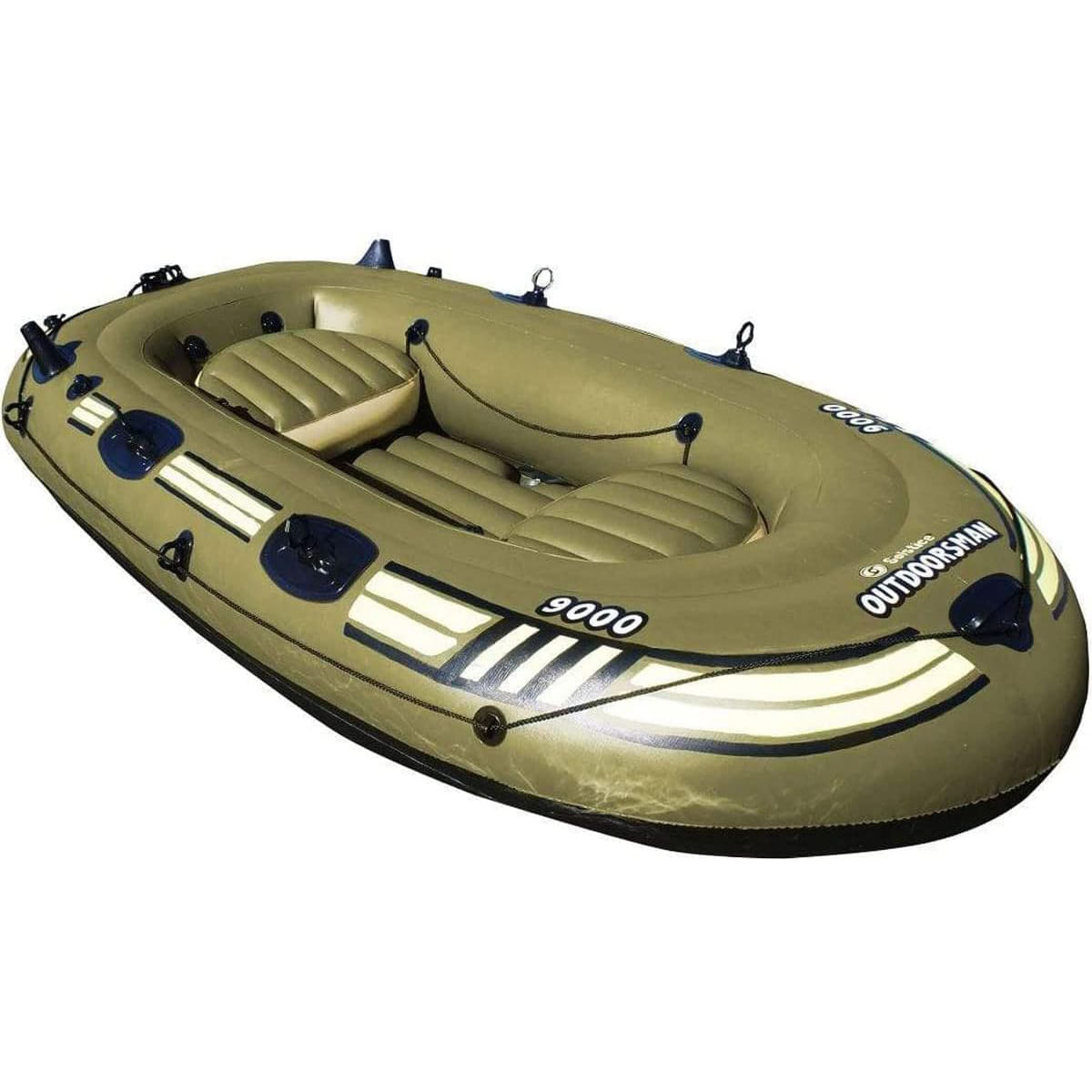 Solstice Outdoorsman 9000 4-Person Inflatable Boat - Als.com