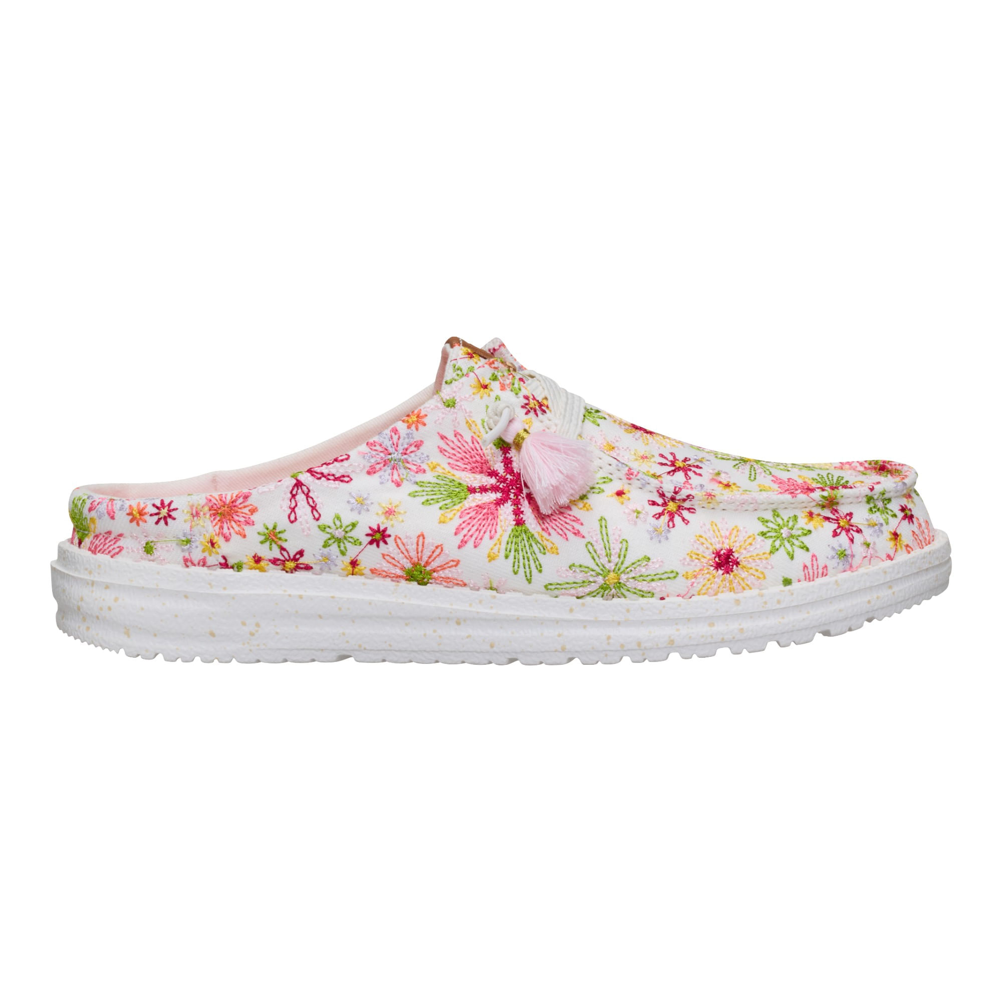 Hey Dude Wendy Slip Embroidered Floral Shoe - Women's - Als.com