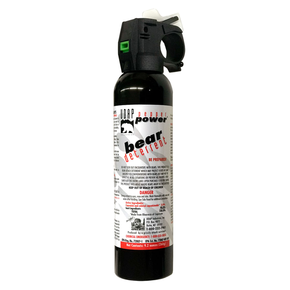 UDAP Bear Spray w/ Griz Guard Holster - Als.com