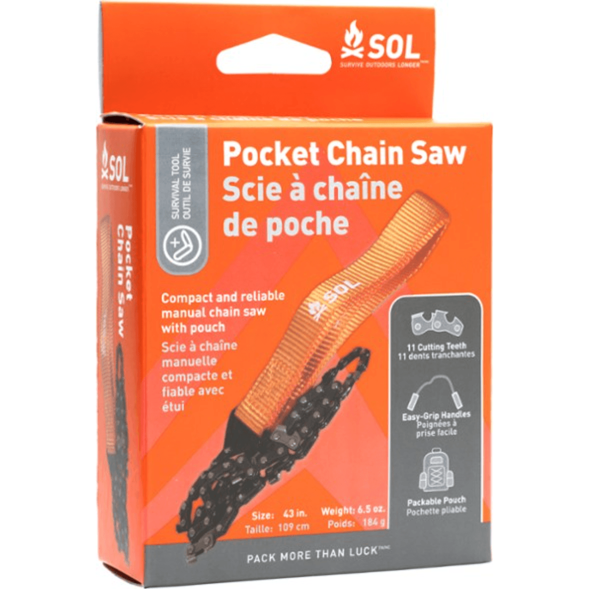 Adventure Medical Kits SOL Pocket Chain Saw - Als.com